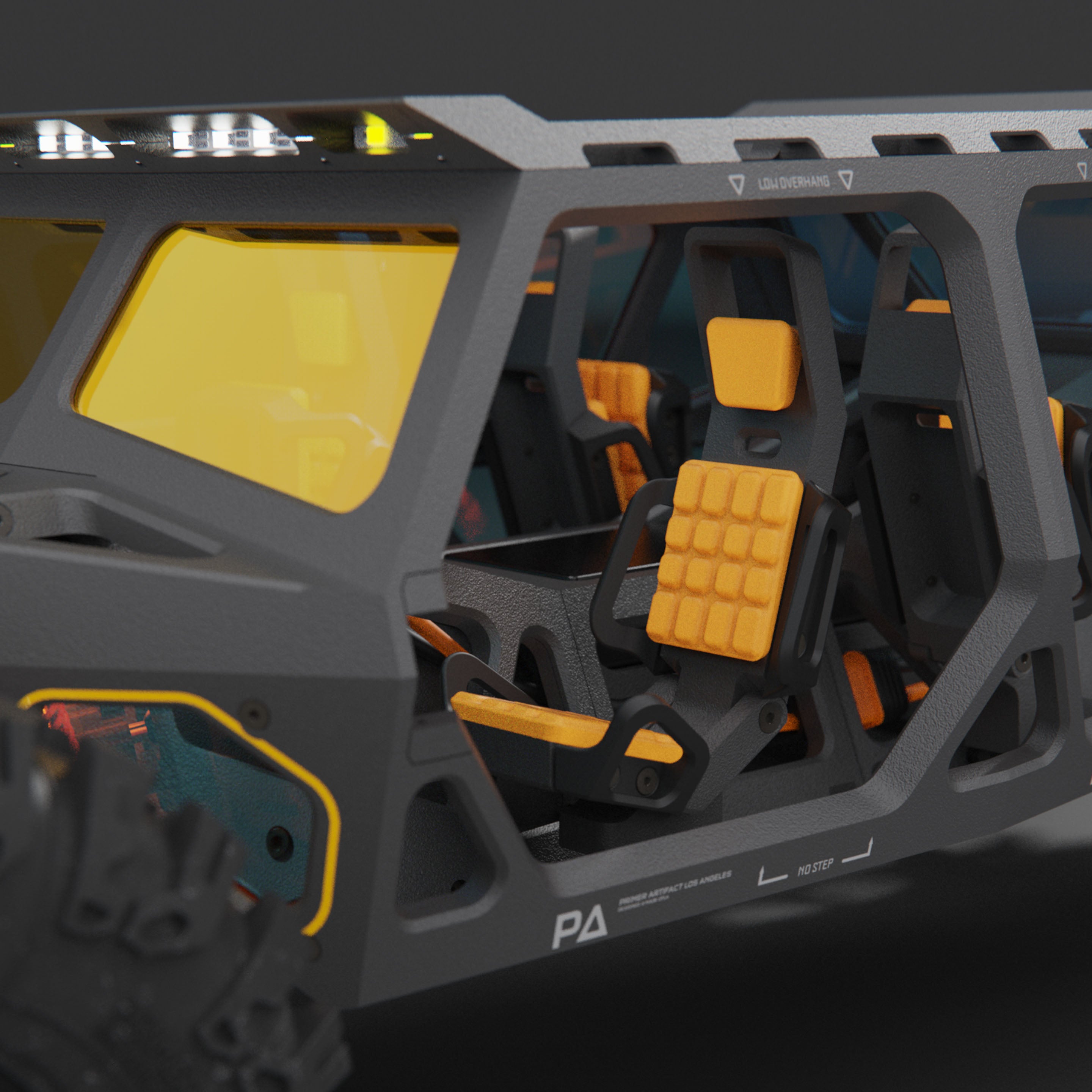 Set of SLS Nylon_12 Seats – Primer Artifact